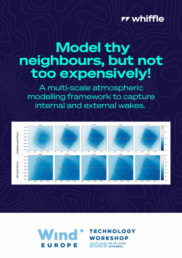 WindEurope Technology Workshop 2025: A multi-scale atmospheric modelling framework to capture ...
